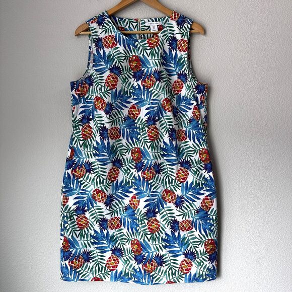 Tabitha | Dresses | Tabitha Webb Mini Sheath Dress Pineapple Tropical ...